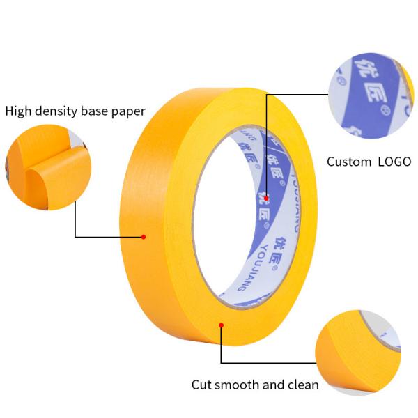 Quality Automotive Painting Shield Protection Washi Masking Paper Tape with Custom for sale