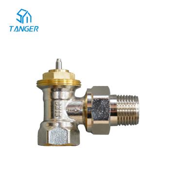 Quality 10mm 15mm Angled Thermostatic Radiator Valve Trv Angled Valve for sale