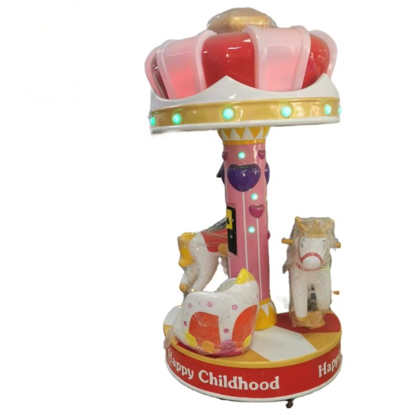 Quality Amusement Park Carousel Kiddie Ride Coin Operated Kid Arcade Games for sale
