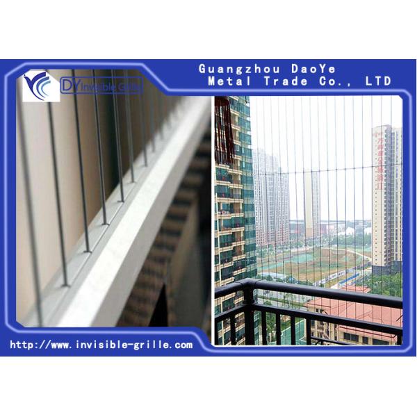 Quality Safety Sliding Invisible Grille Slim Stainless Steel Wires Material for sale