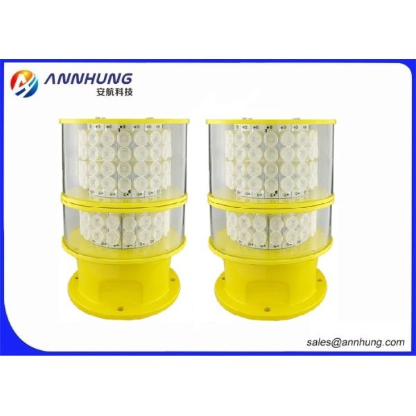 Quality Tower Crane Flashing LED Lights / Aircraft Warning Light Die Casting Aluminum for sale