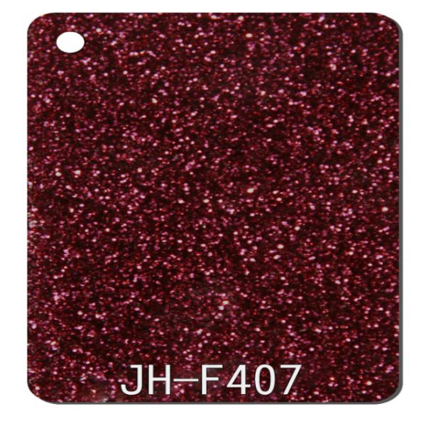 Quality 3-15mm Thick Glitter Acrylic Sheets 40x24 Inch Red Brown Plexiglass Plastic Custom for sale