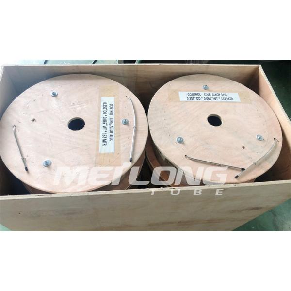 Quality SS316L Hydraulic Control Line Seamless Redrawn Stainless Steel Capillary Tubing for sale