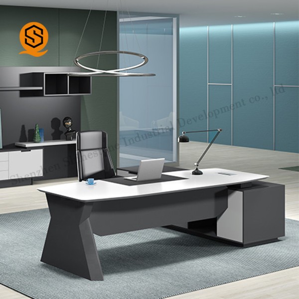 Quality Corian Solid Surface Office Furniture Modern Ceo Desk Easy To Maintain for sale