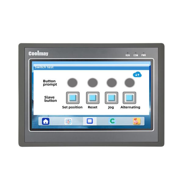 Quality Coolmay 7 Inch Integrated HMI PLC with 44 Port Digital 6 Port Analog and 32-bit for sale