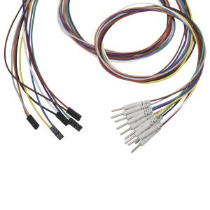Quality DuPont EEG Electrodes 2 Pin Plug To 2.00 Mm Pin Leadwires Plated Gold EEG EMG for sale