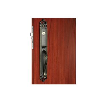 Quality Luxury Brass Door Handles American Standard Cylinder Zinc Alloy for sale