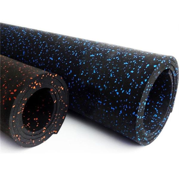 Quality 1220X10mm Heavy Duty Rubber Mat Roll Anti Slip Black Rubber Flooring Roll Black for sale