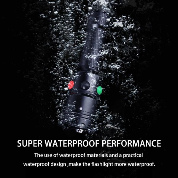Quality Multifunction Pocket 4h Signal Flashlight 3.7v 3 Colour Signal Torch for sale