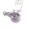 china 1.99g Pear Shaped Amethyst Pendant Unisex February Birthstone Charms