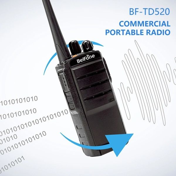 Quality 7.4V Digital UHF VHF Dmr Portable Radio Wireless Long Range Walkie Talkie for sale