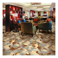 Quality 80% Wool 20% Nylon Luxury Hospitality Carpet Cut Pile Axminster Carpet for sale