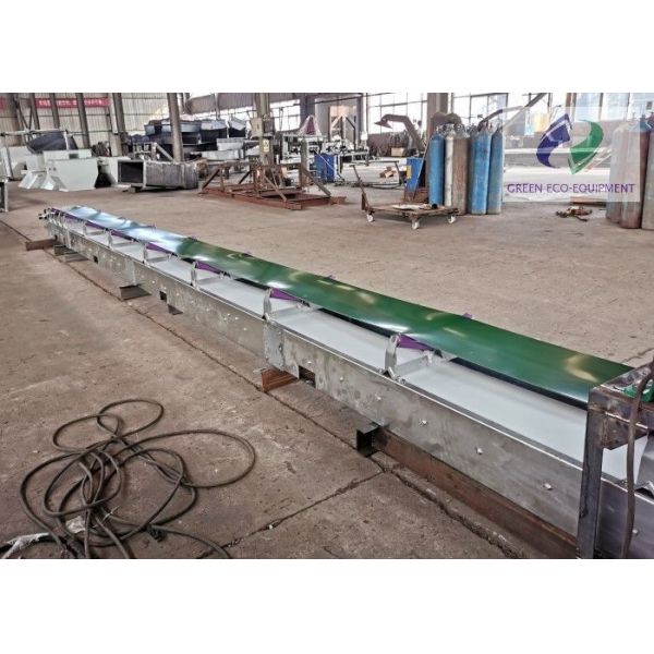 Quality Aluminum Frame PVC Belt Conveyor , Food Grade Belt Conveyor Heat Resistant for sale