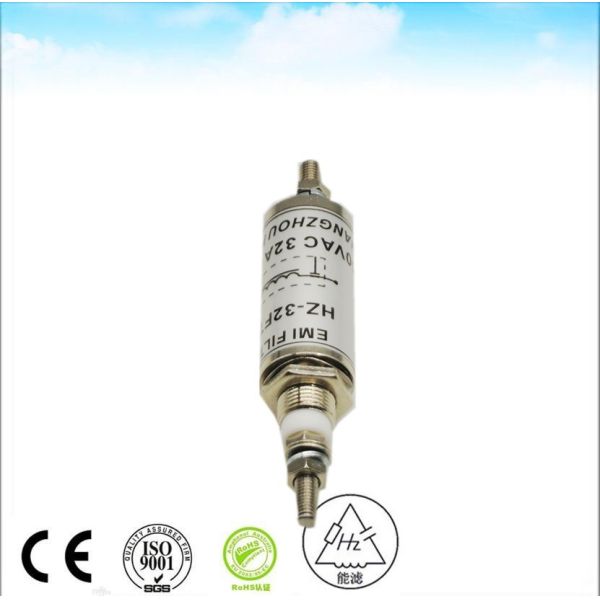 Quality 250VAC 16A Rf Feed Thru Emi Feedthrough Filter Electrical Power Filter for rf shielding for sale