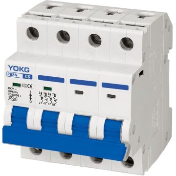 Quality EN60898-1 Mini Circuit Breaker PB8N 1P 1P+N 2P 3P 3P+N 4P for sale