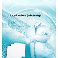 Quality Clean Water Low Foaming Dissolvable Laundry Detergent Sheets / Laundry Bubble for sale