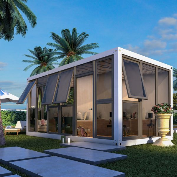 Quality Customizable And Easy To Install Expandable Container Homes With Aluminum Sliding Door for sale