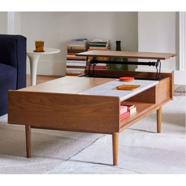 Quality modern rectangle coffee table set for living room for sale