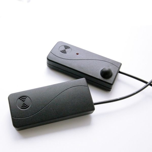Quality Dual Or Triple EAS Self Alarming Cable Security Tag With Lanyard for sale
