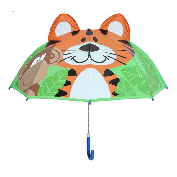 Quality Open Diameter 90cm 19inch 8K 190T Pongee Kids Umbrella with Ears Personalized for sale