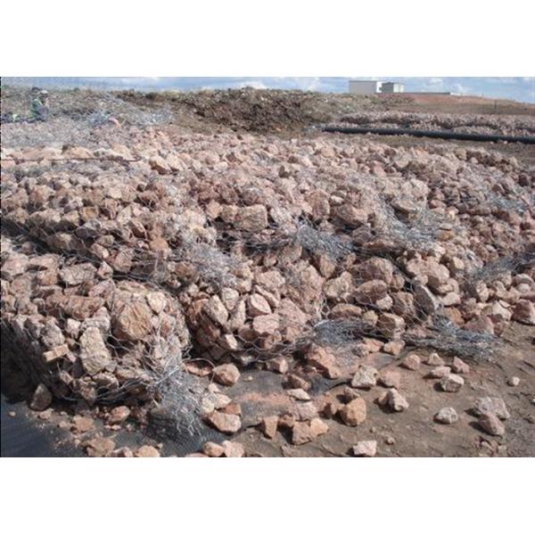 Quality Galvanized Gabion Box 2.0-4.0mm Wire Gauge Hexagonal Mesh for Flood Protection for sale