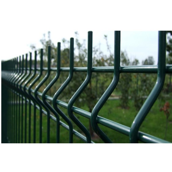 Quality 2.4m Green 3D Welded Wire Fence PVC Plastic Coated Wire Fencing for sale