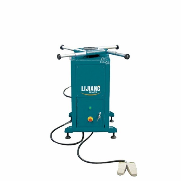Quality Simple OPerating Rotated Sealant Spreading Table Used For Manual Coating IG Glass for sale