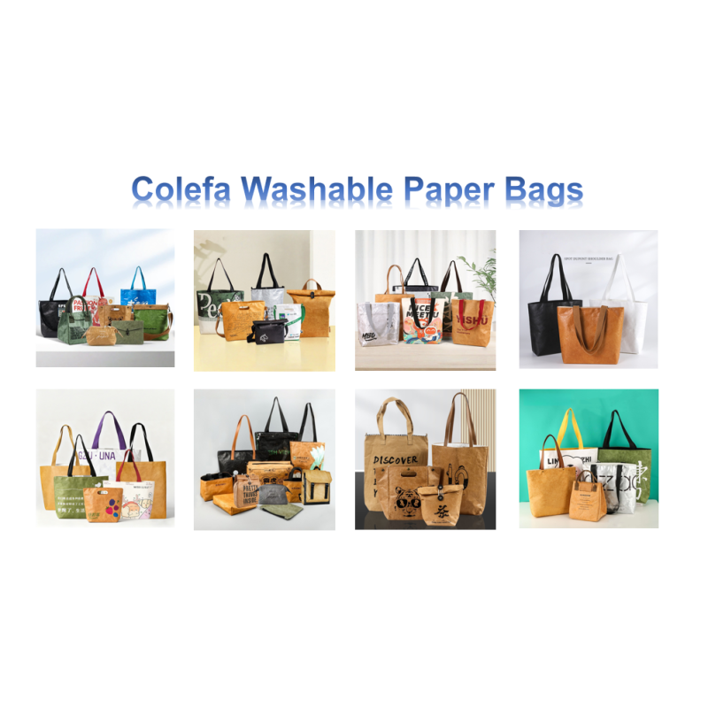 Quality Carrying Washable Paper Backpack Simple Design Brown Kraft Paper Backpack for sale