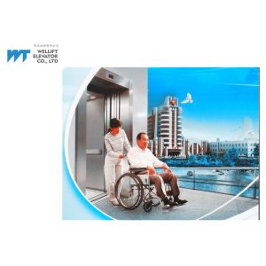 Quality Machine Room Hospital Bed Elevator Adopts Braille Button / Operation Panel For for sale