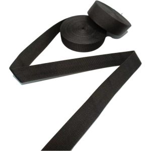 Quality Black Lightweight Polypropylene Webbing Polypro Webbing Band for sale