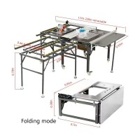 Quality 120mm Side Saw Diameter WJS480 Sliding Table Panel Saw Machine For Woodworking for sale