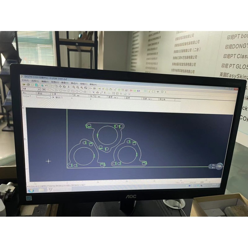 Asbestos Compressed Fiber Interface non-asbestos Rubber Sheet Rubberised Cork Gasket Cutting Machine