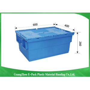 Quality Stardard Blue Large Plastic Storage Containers , Space Saving Plastic Bin for sale