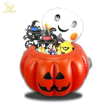 Quality LC Halloween Pumpkin Serving Buffet Bar Cooler Food Container Drink Holder for sale