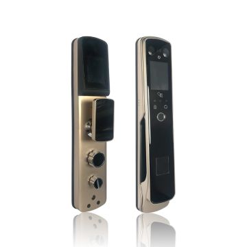 Quality Face/Fingerprint/Palm/Card/Password Recognition Verification smart Wireless Door for sale