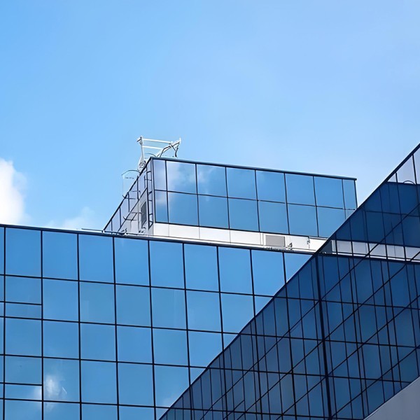 Quality Commercial Window Curtain Wall Rectangular Shape Soundproof Curtain Wall for sale