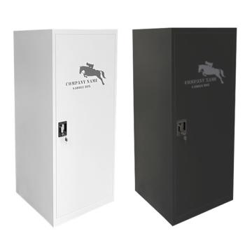 Lockable Large White Metal Horse Equipment Saddle Box 140x60x60cm