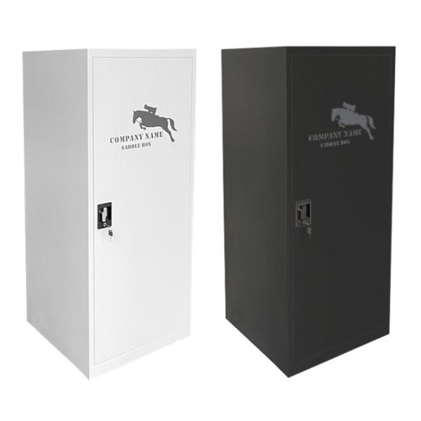 Quality Lockable Large White Metal Horse Equipment Saddle Box 140x60x60cm for sale