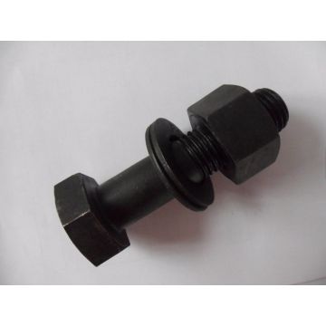 Quality Durable Hex Head Bolt Black Plating Type With UNC UNF / BSW Thread for sale