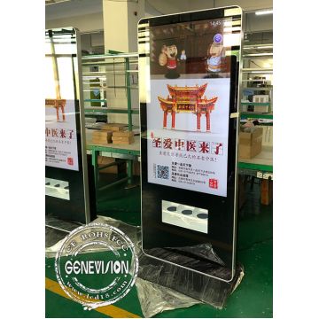 Quality 55 Inch Android 7.1 Wifi Digital Signage Smart Phone Charging Cable Wireless for sale