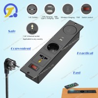 Quality Universal Smart Socket with 15W Wireless Charging 20W Type-C Fast Charging and for sale