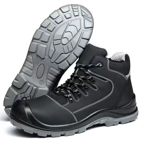 Quality S3 Security Work Boots Waterproof Ankle High Work Boot With Steel Toe for sale