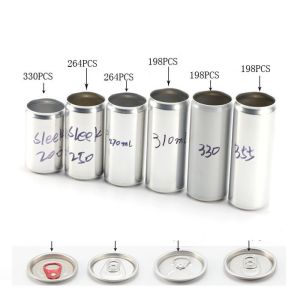 Quality Sleek 250 Ml Aluminum Beverage Cans Sparkling Water Cans Beer Cans Printing Logo for sale