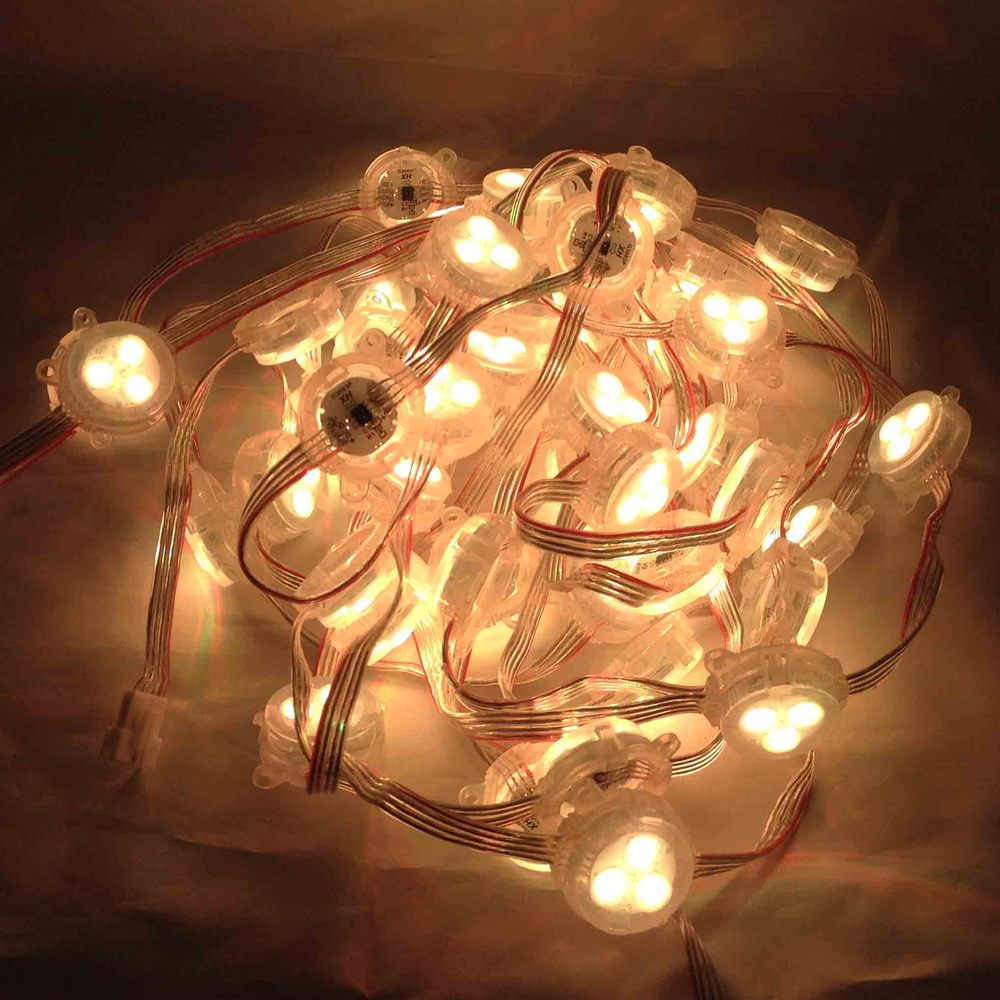 Miracle bean 30mm SMD5050 DC12V IP67 rgb led point light advertising led light