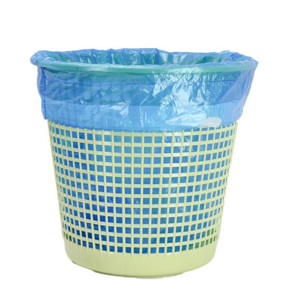 Quality Large Capacity Black Household Garbage Bag with Non-tearing Drawstring and Logo for sale