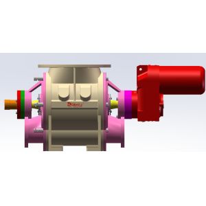Quality Conventional Blow Thru Rotary Valve For Gravity Feeding / Discharging for sale