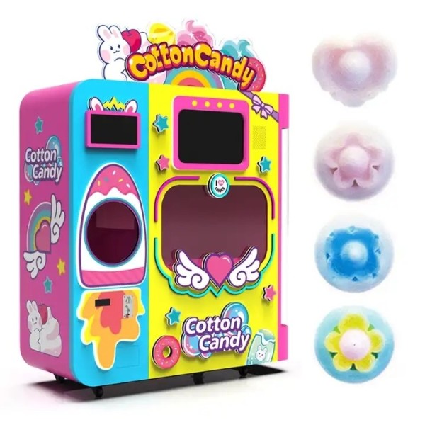 Quality OEM Robot Automatic Cotton Candy Machine 180KG 21.5inch for sale