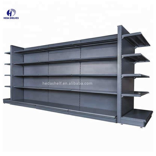 Quality Wall Supermarket Racks Design 4 Tier Heavy Duty Steel Storage Rack  Metal for sale