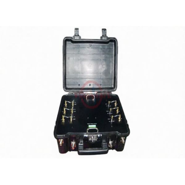 Quality High Power Portable Mobile Phone Signal Jammer Six Frequency Customized Service for sale