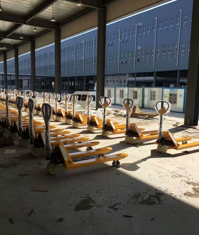 High Loading Hand Pallet Jack , Single Speed Pump Manual Pallet Truck